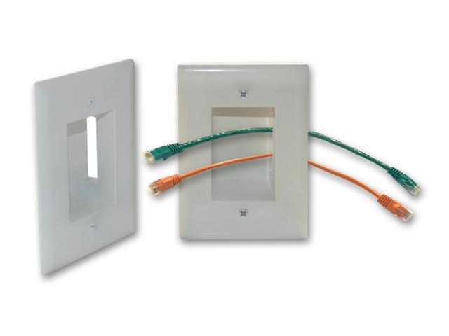 Click here for Cable Wholesale 4 Hole for keystone Jack Wall Plat... prices