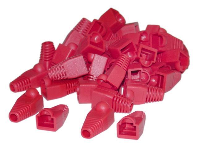 Click here for Cable Wholesale RJ45 Strain Relief Boots - Red (50... prices