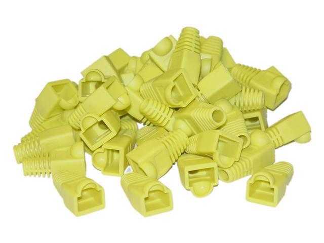 Click here for Cable Wholesale RJ45 Strain Relief Boots - Yellow... prices