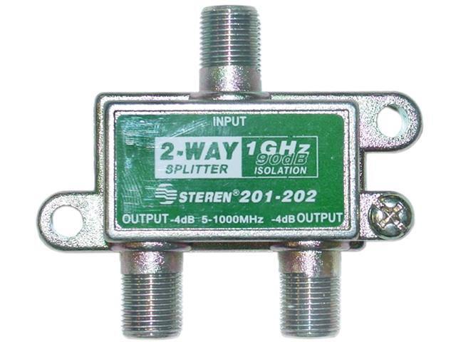Click here for Cable Wholesale F-Pin (Coax) Splitter  2 way  1GHz... prices
