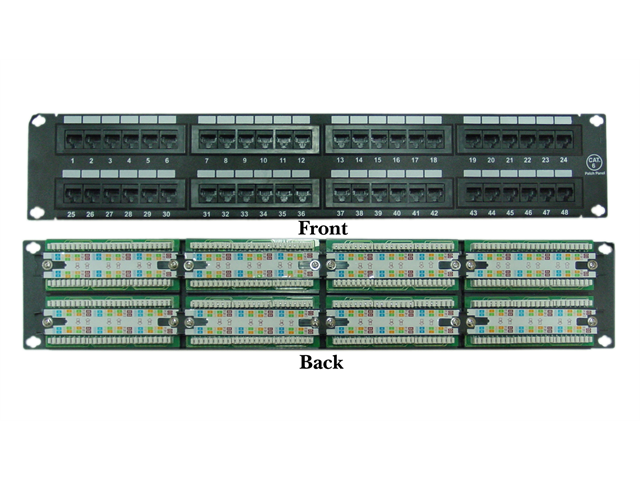 Click here for Cable Wholesale Rackmount 48 Port CAT6 Patch Panel... prices