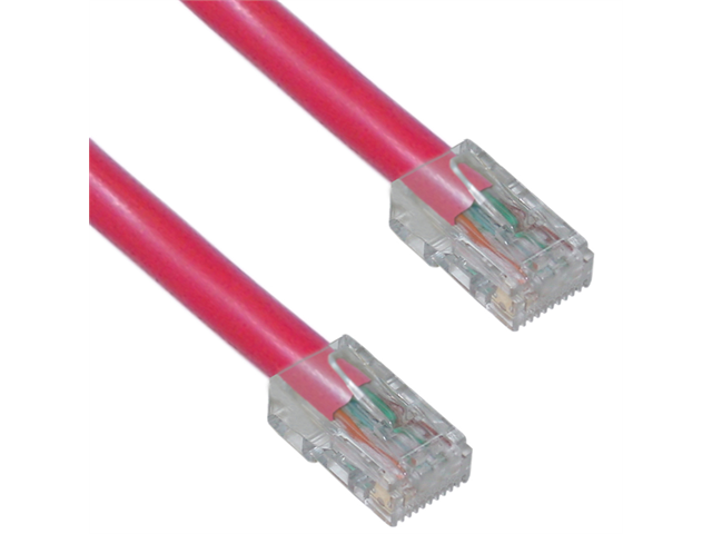 Click here for Cable Wholesale CAT6 UTP Bootless Red 50 ft prices
