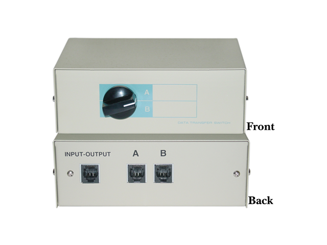 Click here for Cable Wholesale RJ12 AB 2 Way Switch Box prices