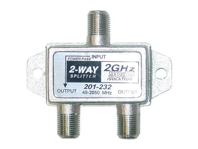 Click here for Cable Wholesale F-Pin Coaxial Splitter 2 Way  2 Gh... prices