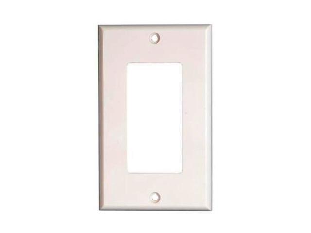 Click here for Cable Wholesale Decora Wall Plate White 1 Hole  Si... prices
