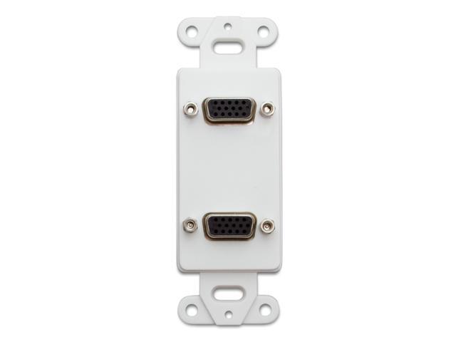 Click here for Cable Wholesale Decora Wall Plate Insert White Dua... prices