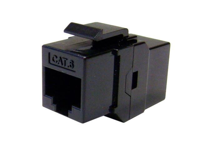 Click here for CableWholesale 326-220BK Cat 6 Keystone Inline Cou... prices