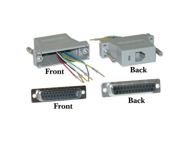 Click here for Cable Wholesale DB25 Male / RJ12 Modular Adapter... prices