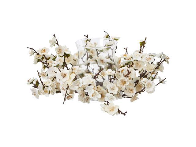 Click here for Nearly Natural Seasonal Christmas Decor Plum Bloss... prices