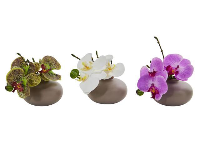 Click here for Home Decorative 7 Phalaenopsis Orchid Artificial A... prices