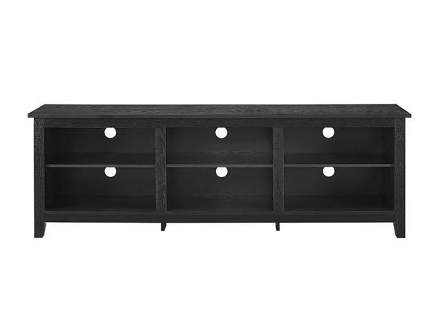 Walker Edison 70 Essentials TV Stand - Black - W70CSPBL