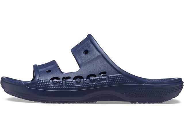 Click here for Crocs Unisex Baya Two-Strap Slide Sandals - Navy prices