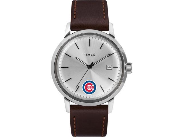 Click here for TIMEX Marlin Automatic 40mm Chicago Cubs Leather M... prices