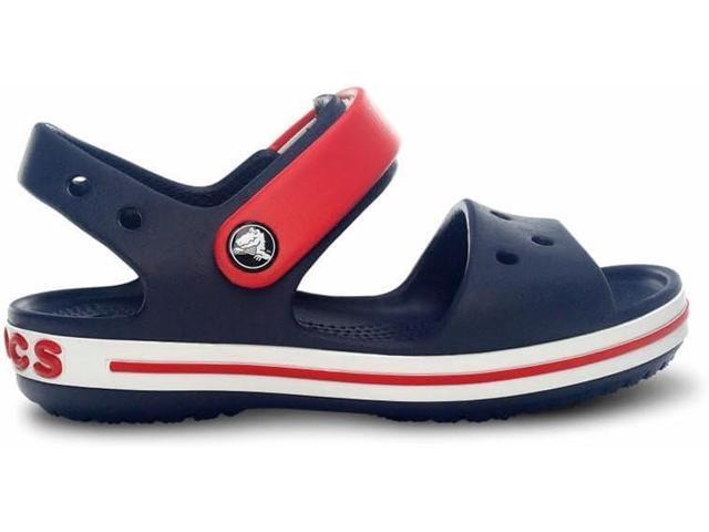 Click here for Crocs Kids Crocband Sandal - Navy/Red prices