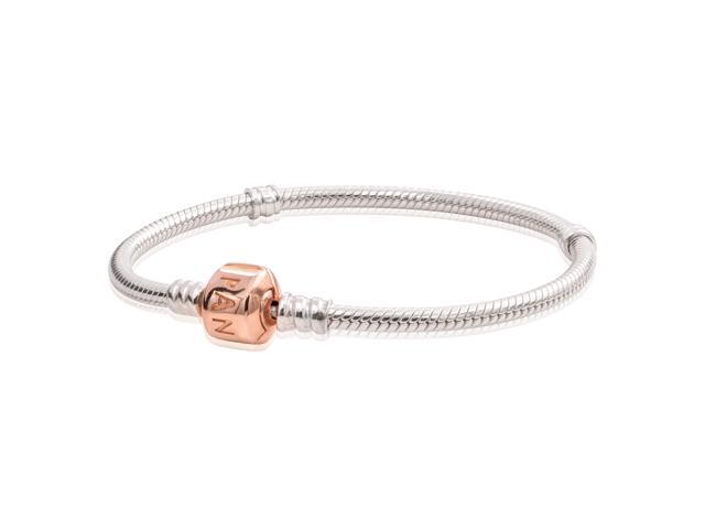 Click here for Pandora Moments Silver Bracelet with Pandora Rose... prices