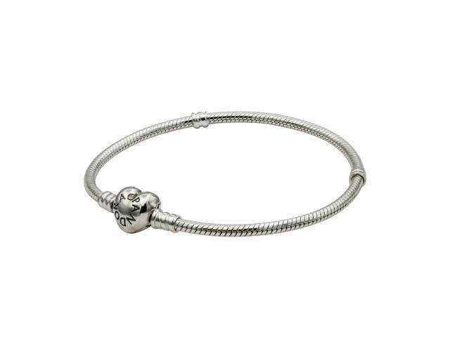 Click here for Pandora Pandora Moments Heart Clasp Snake Chain Br... prices