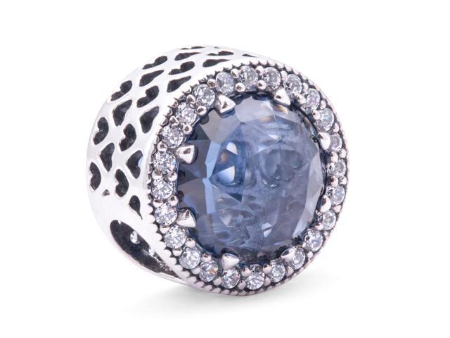 Click here for Pandora Midnight Blue Radiant Hearts Charm - 79172... prices