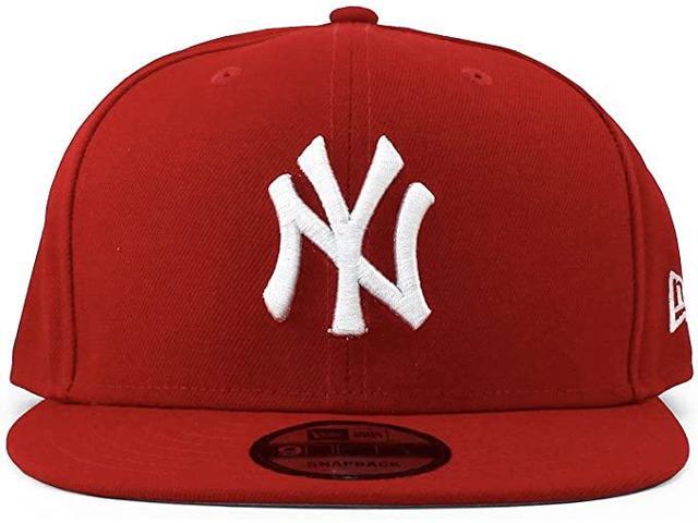 Click here for New Era Mens New York Yankees Scarlet Red 9Fifty A... prices