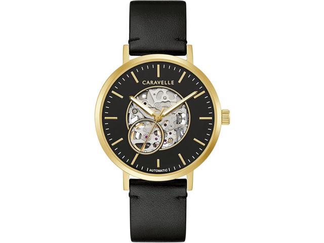 Click here for Caravelle by Bulova Leather Automatic Mens Watch prices