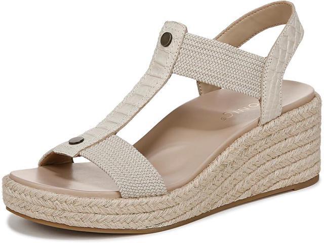 Click here for VIONIC Womens Calera Espadrille Wedge Sandal - Cre... prices