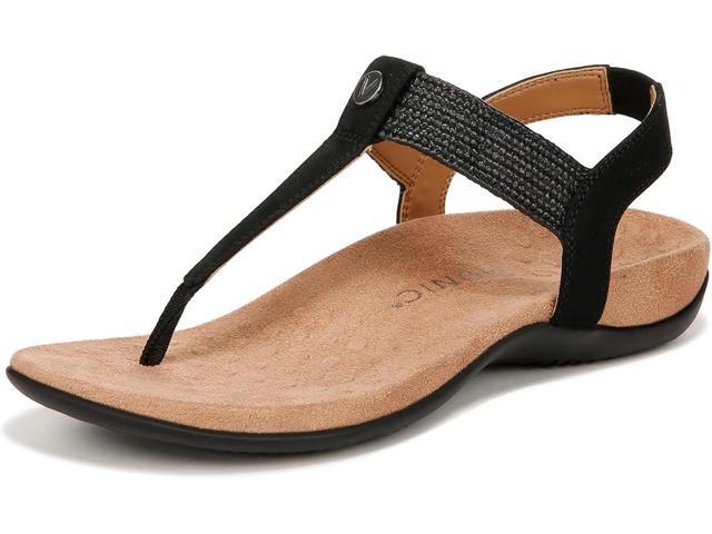 Click here for VIONIC Womens Brea Ankle Straps Heeled Sandal - Bl... prices