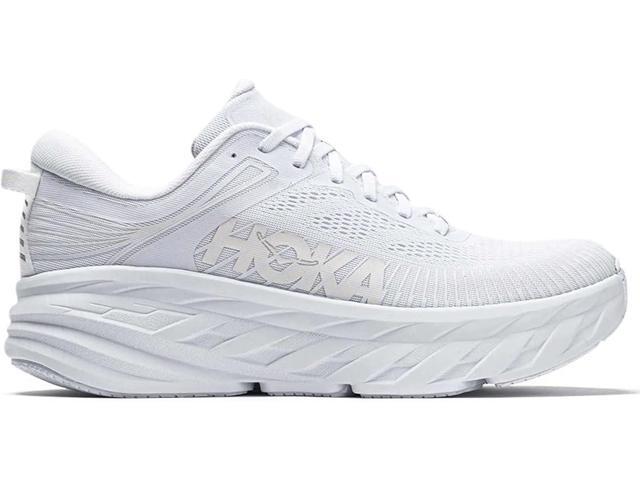 Click here for Hoka One Womens Bondi 8 Road Running Shoes - White prices