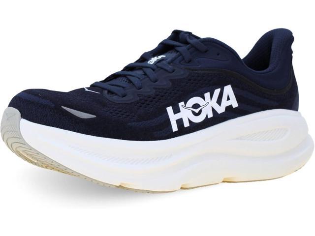 Click here for Hoka Bondi 9 Mens Running Shoe - Varsity Navy/Whit... prices