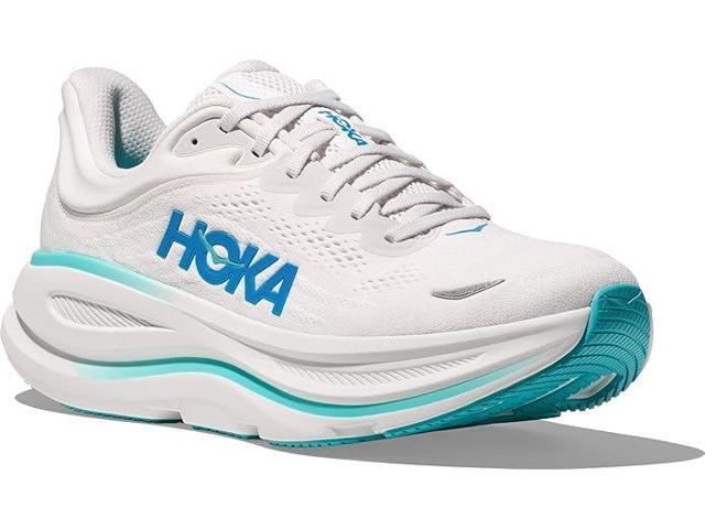 Click here for Hoka Bondi 9 Mens Running Shoe - White/Blue prices
