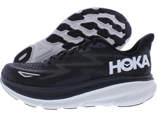 Click here for Hoka One Mens Clifton 9 Road Running Shoes - Black... prices