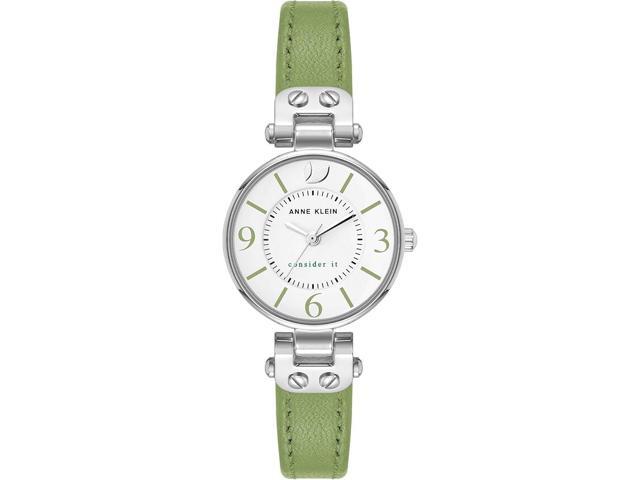 Click here for Anne Klein Sustainable Leather Strap Ladies Watch prices