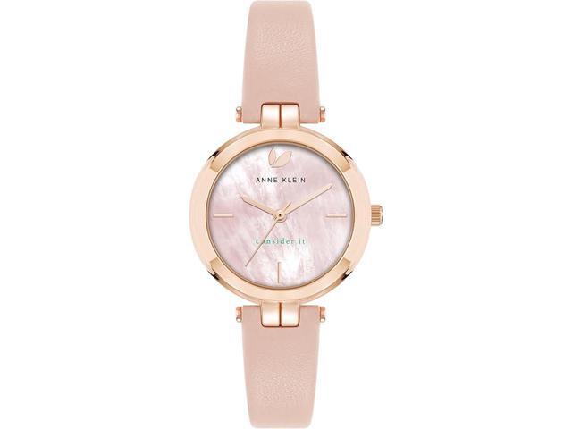 Click here for Anne Klein Sustainable Leather Strap Ladies Watch prices