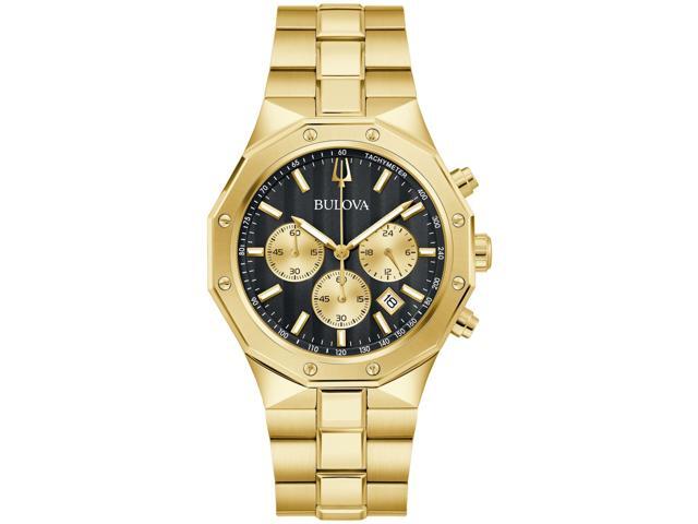 Click here for Bulova Prestige Chronograph Gold-Tone Mens Watch prices