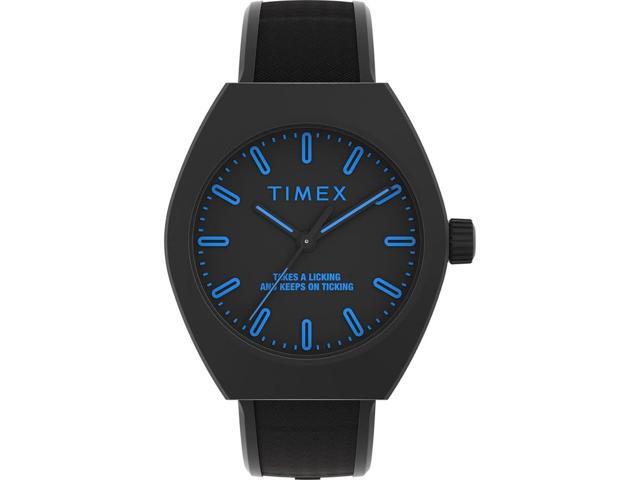 Click here for Timex 40mm Eco Ceramic Black/Blue Accents Unisex W... prices