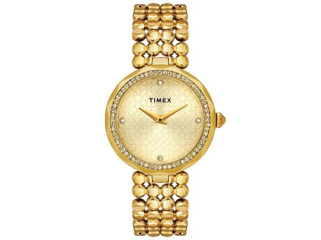Click here for Timex Gold-tone Champagne Dial Ladies Watch prices
