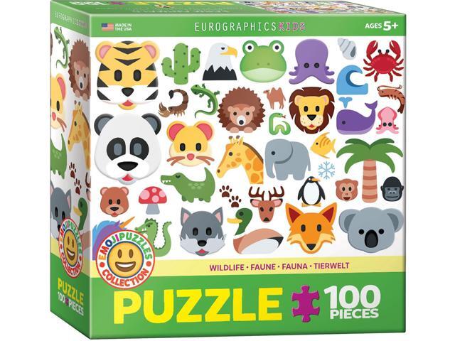 Click here for Emoji Puzzle Wildlife Animals 100 Piece Jigsaw Puz... prices