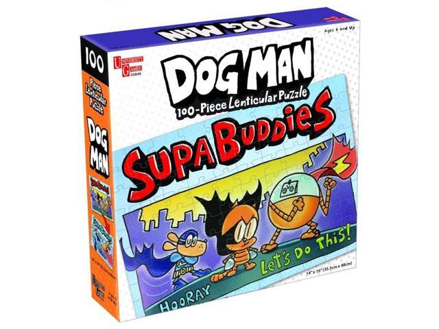 Click here for University Games Dog Man Supa Buddies Puzzle 100-P... prices