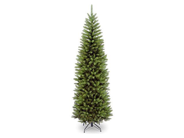 National Tree Company KW750070 7 Kingswood Fir Pencil Tree - 29 x 29 x 84 - Green Tree  Green Tree Stand