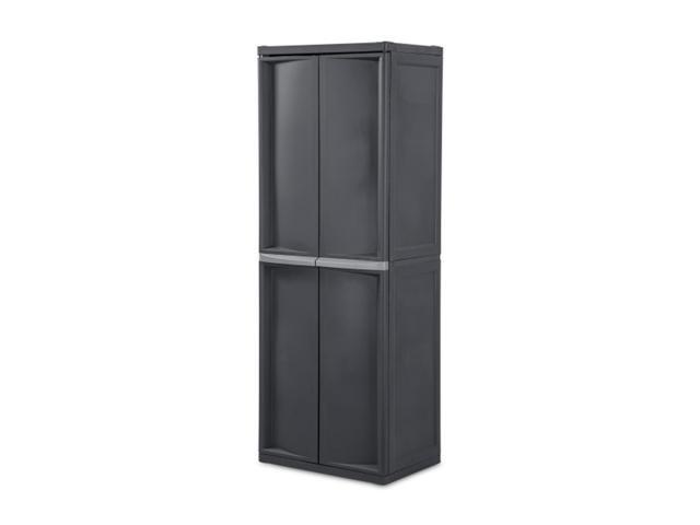 Click here for Sterilite Adjustable 4-Shelf Storage Cabinet With... prices