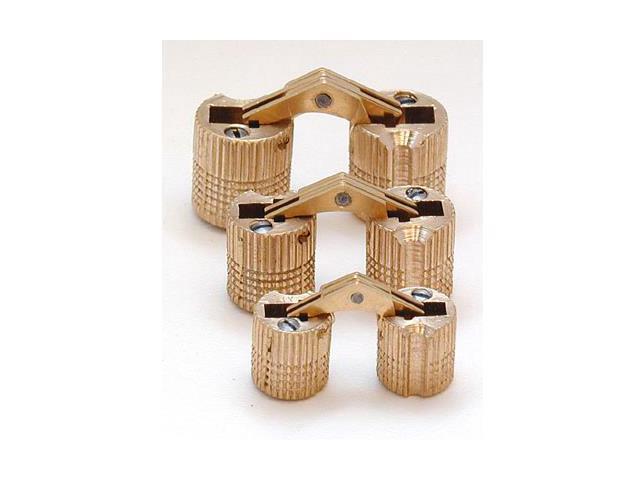 Click here for Hidden Barrel Hinge  Brass  180 Deg.  15/32W X 39/... prices