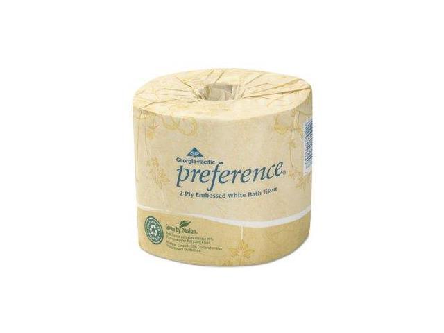 Embossed 2-Ply Bathroom Tissue  550 Sheet/Roll  80 Rolls/Carton
