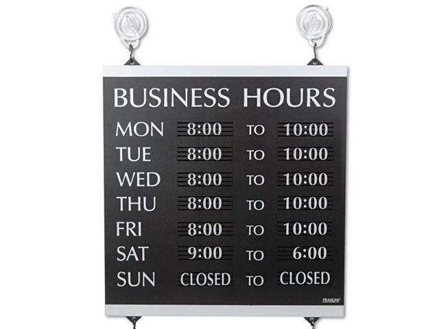Click here for Headline Sign Century Series Business Hours Sign H... prices