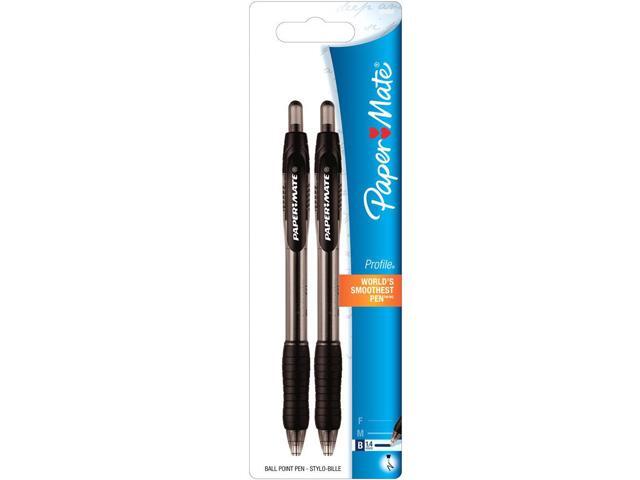 Click here for Paper Mate Ballpoint Pen 1.4mm 2/PK Translucent Bl... prices