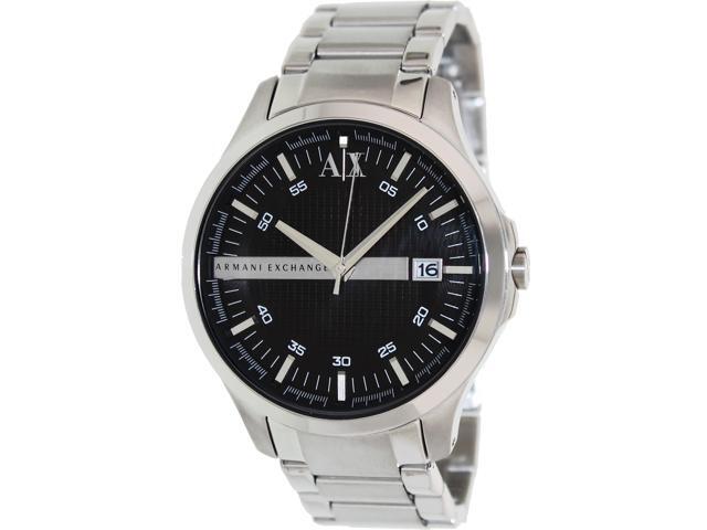 Click here for Armani AX Exchange Whitman Black Dial Stainless St... prices