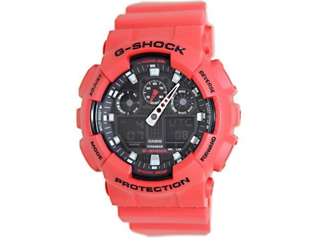 Click here for Casio Mens XL G-Shock - Ana-Digi - Red Design - Bl... prices