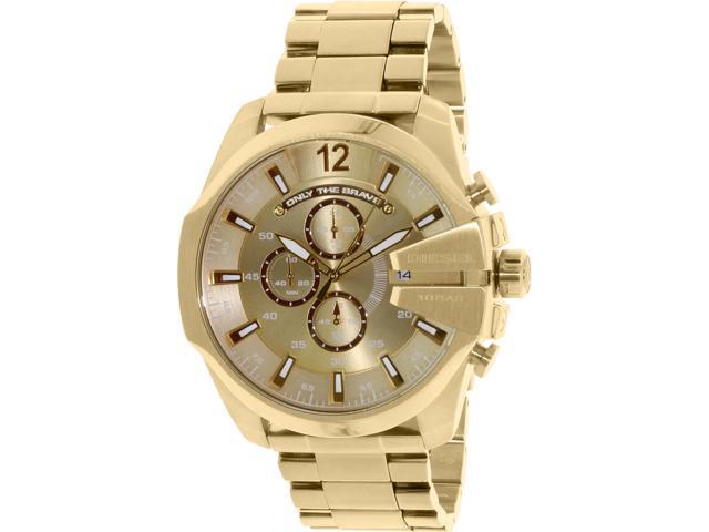 Click here for Diesel Mens DZ4360 Gold Stainless-Steel Quartz Wat... prices