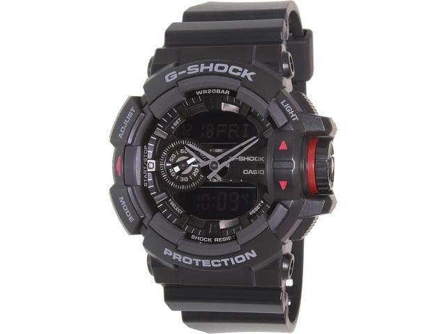 Click here for Casio Mens G-Shock GA400-1B Black Resin Quartz Wat... prices