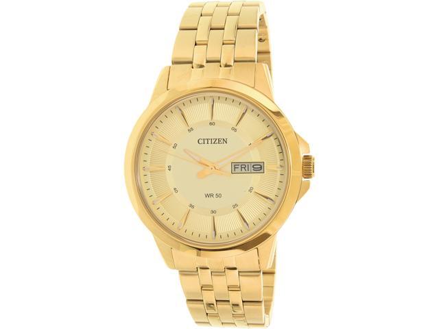 Click here for Citizen Mens BF2013-56P Gold Stainless-Steel Quart... prices