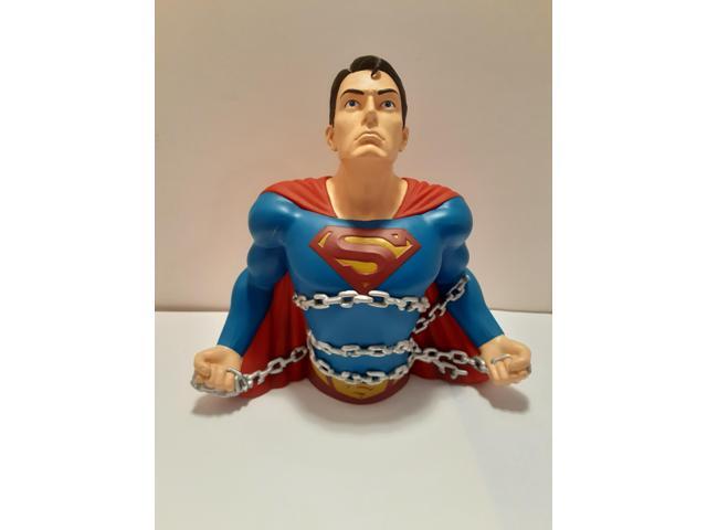 Click here for Superman in Chains Poly Resin Bust Bank prices