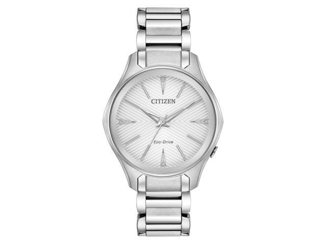 Click here for Citizen Eco-Drive Ladies Modena Silver Dial Dress... prices