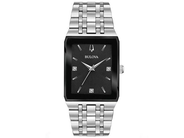Bulova 96D145 Mens Quadra Silver Watch